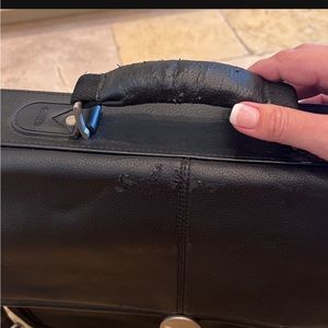 Dell | Bags | Dell Leather Laptop Bag Briefcase | Poshmark